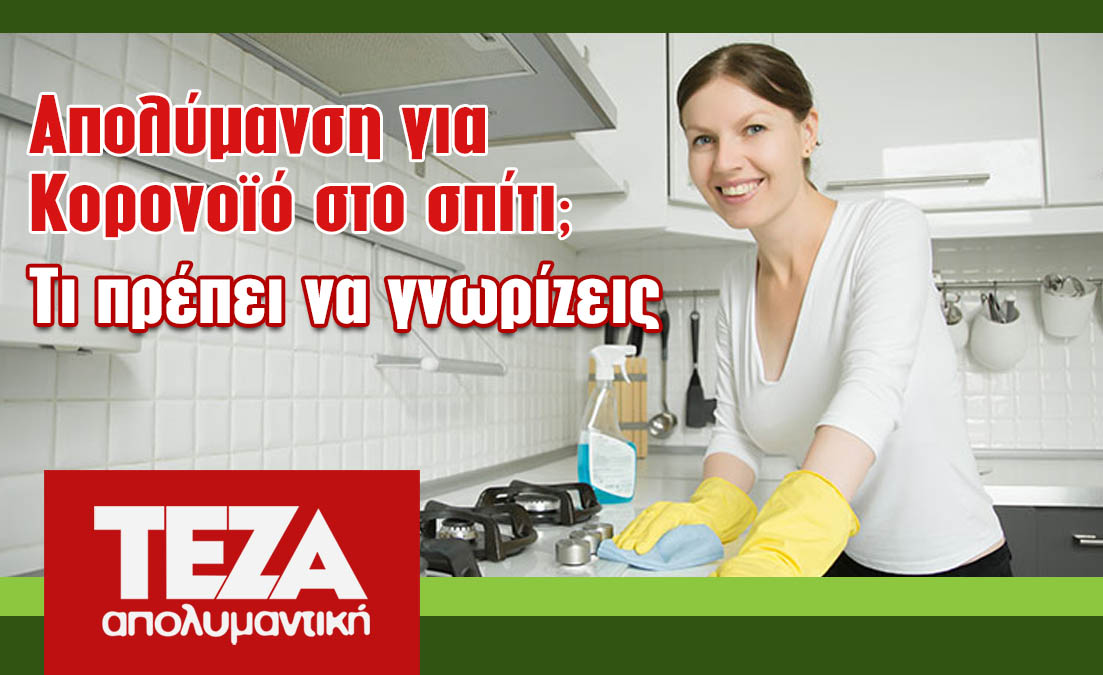 Απολύμανση για Κορονοϊό στο σπίτι; Τι πρέπει να γνωρίζεις ...